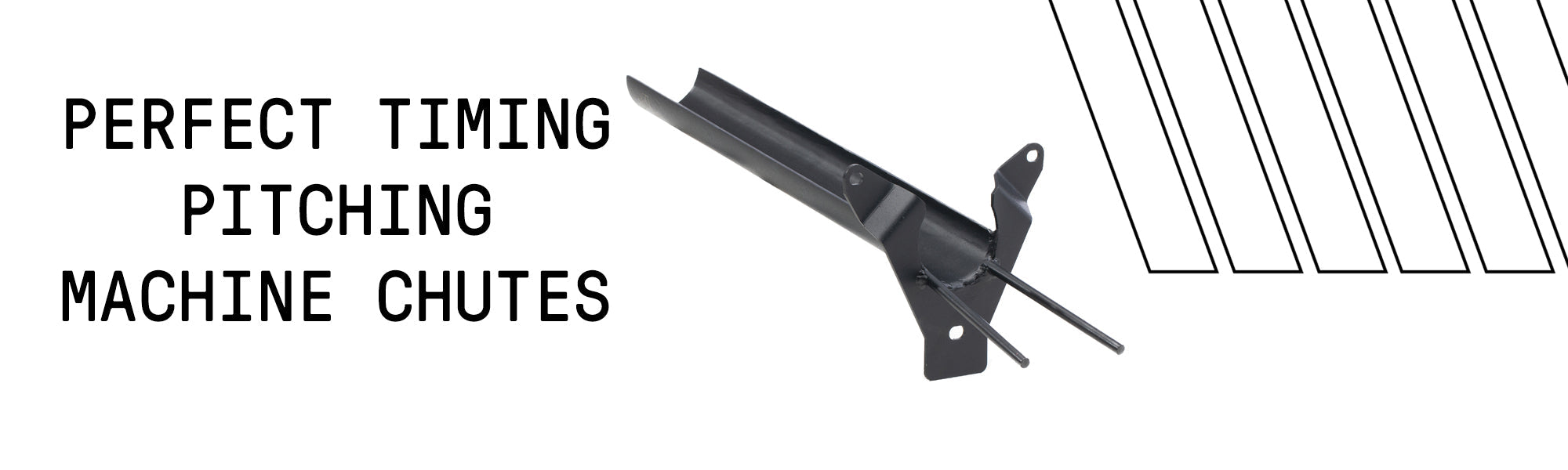 Extended Pitching Machine Chutes