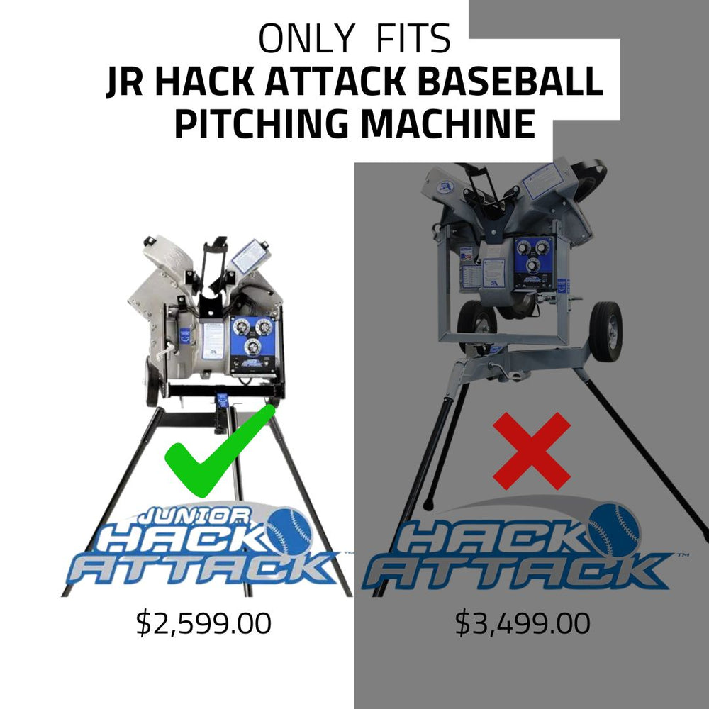 Perfect Timing™ Extended Pitching Machine Chutes for Junior Hack Attac
